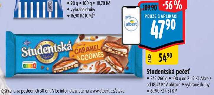 Studentská Studentská, 260 g v akci | AkcniCeny.cz