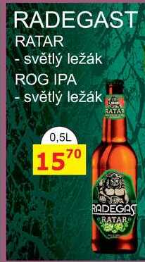 Radegast Ratar 0,5 l, plech v akci | AkcniCeny.cz