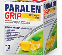 PARALEN GRIP CHŘIPKA A BOLEST 500MG/25MG/5MG Potahovaná tableta 24 I v ...