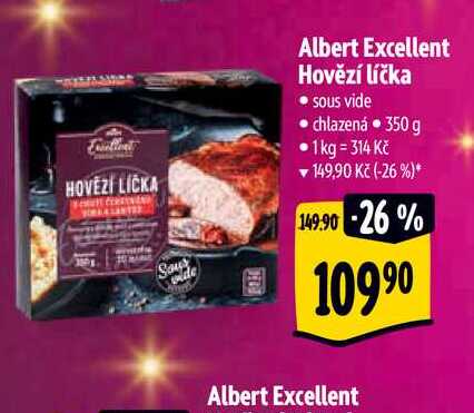 Albert Excellent Kachní stehna 550 g v akci | AkcniCeny.cz