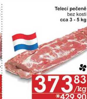 Telecí pečeně bez kosti, 1 kg v akci JIP za 429,90 Kč | AkcniCeny.cz