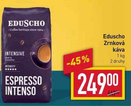 ARCHIV | Eduscho zrnková káva, 1 kg v akci platné do: 10.10.2023 ...