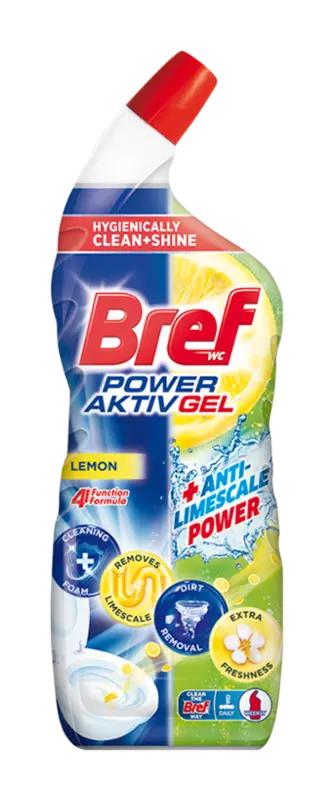 Bref WC čistič Power Aktiv Gel s efektem osvěžovače vzduchu Flower, 700 ...